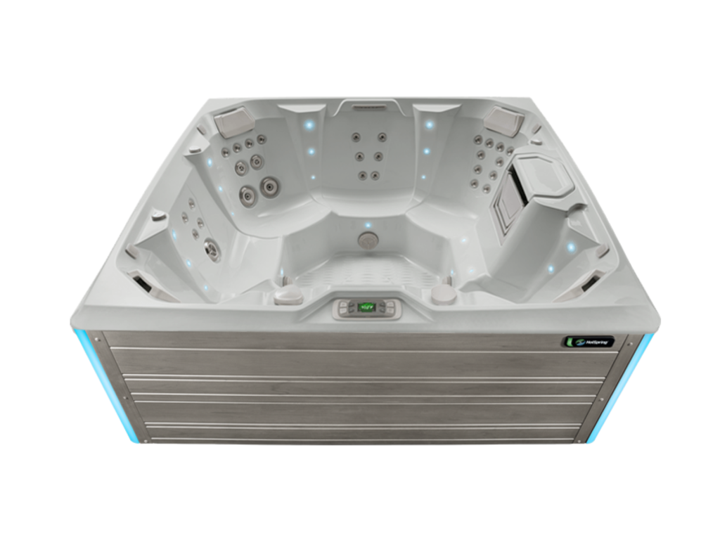 Hot Spring Pulse - 7 Person Hot Tub - In Stock January - Healthmate Hot ...